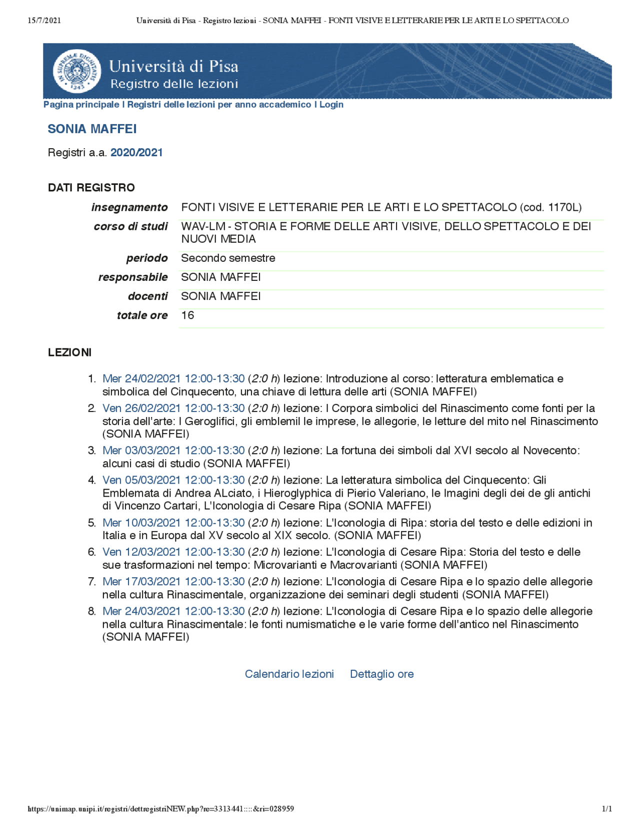 Argomenti Lezione Arte Docsity
