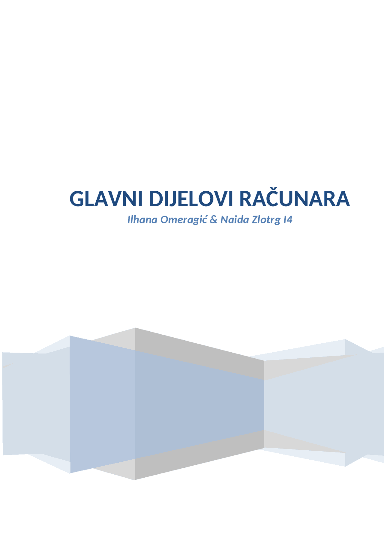 Glavni dijelovi racunara | Vežbe' predlog Računarstvo i informatika ...