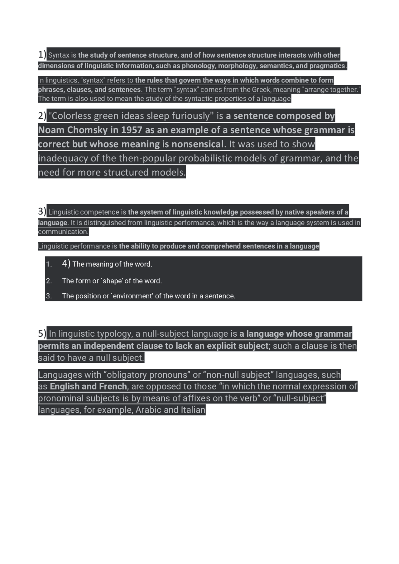 Lesson 89 Syntax Eng Docsity