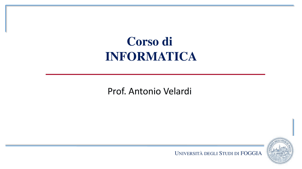 Telematica E Rete Dati Docsity