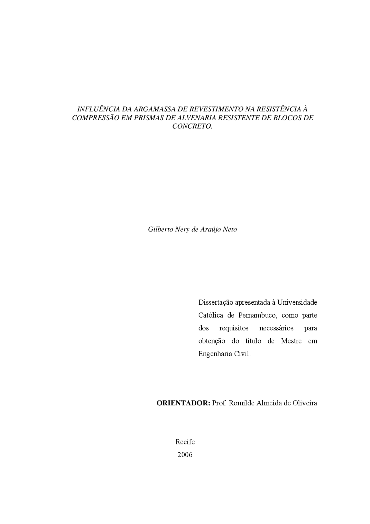 Resistência Da Argamassa Docsity
