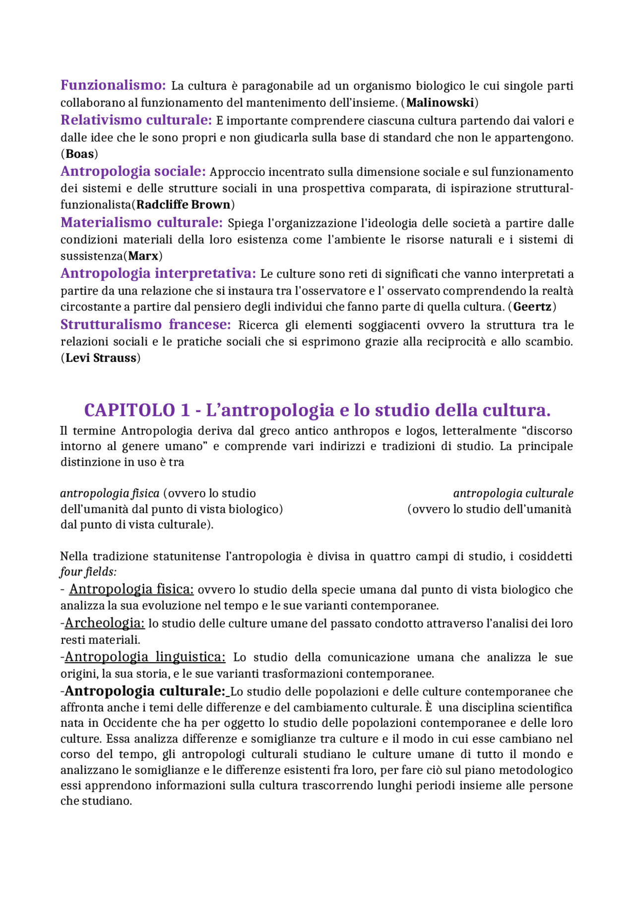 Riassunti libro Miller - Docsity