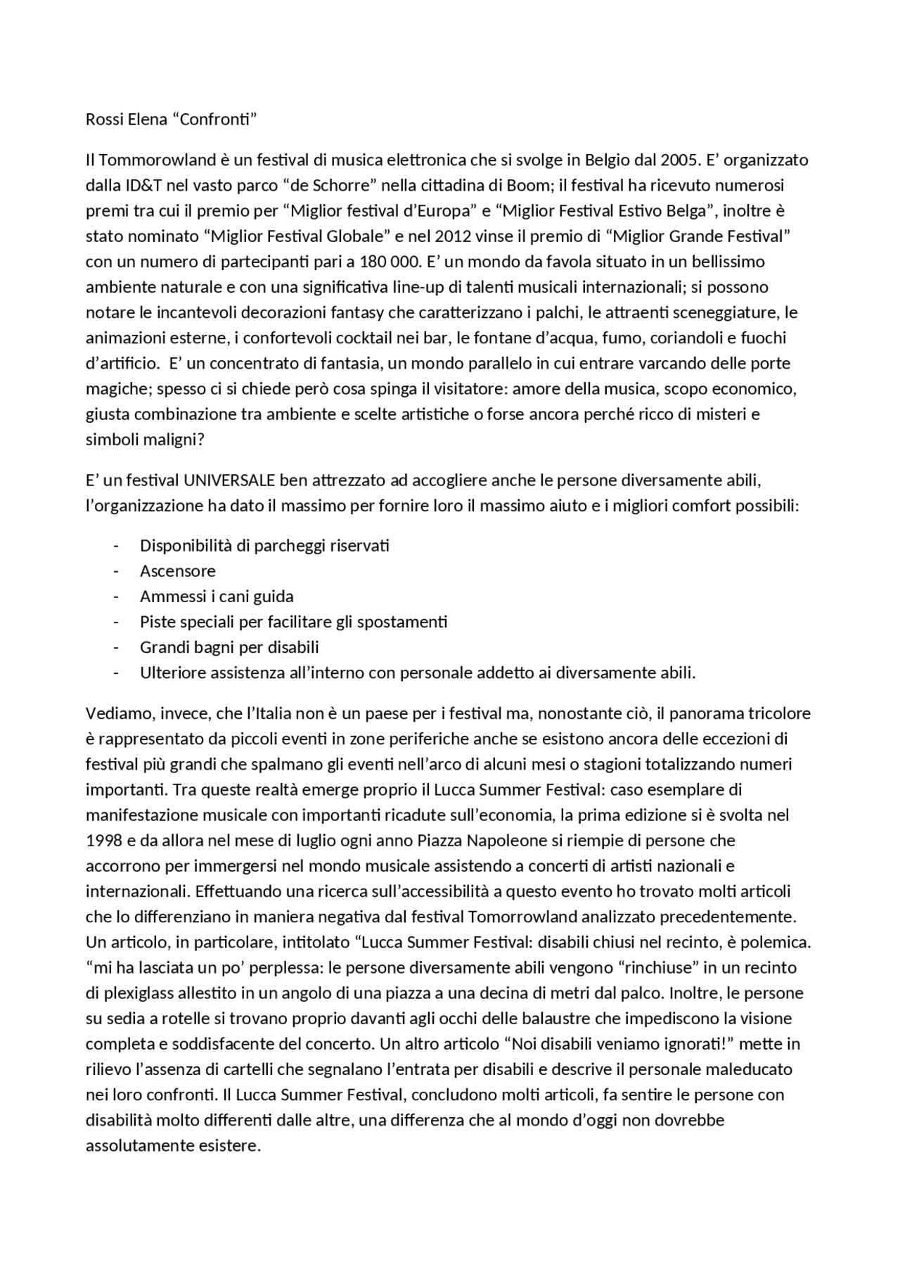 Tesina Di Arti Performative Esercizi Di Arti Performative Docsity
