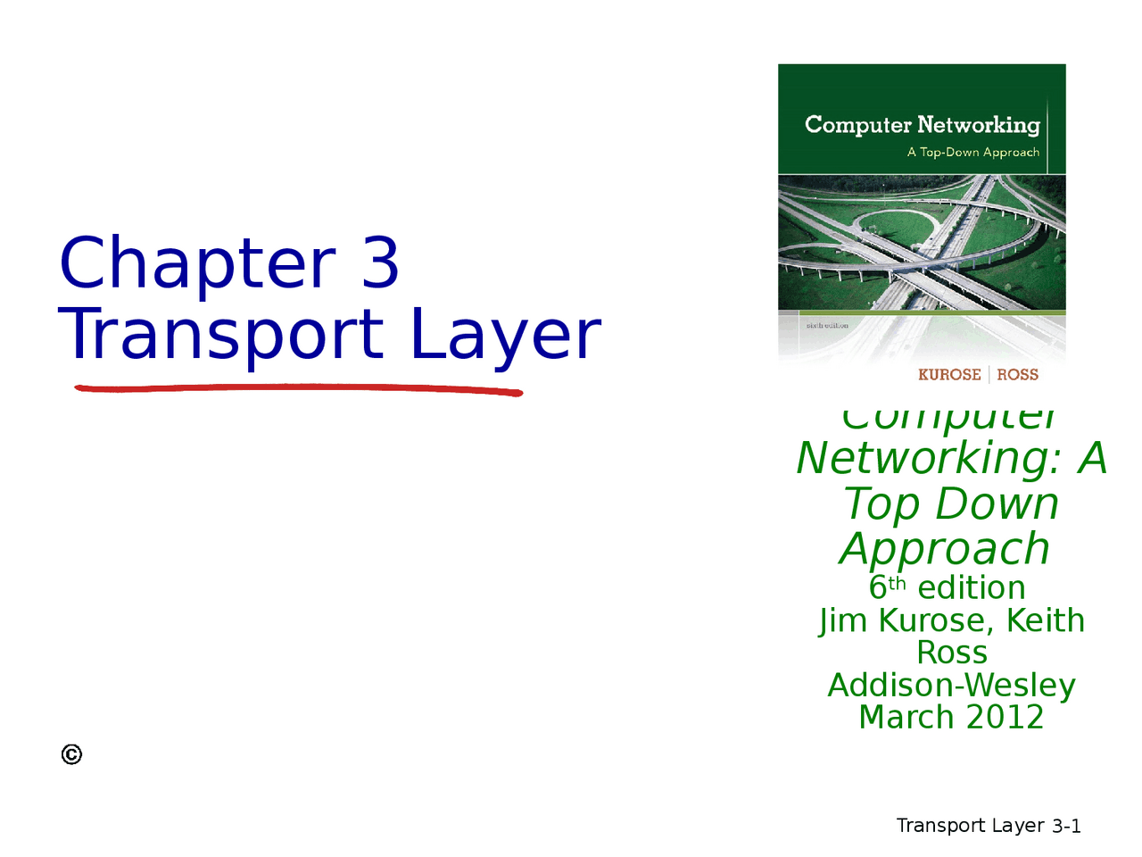 Computer Networks chapter3 - Docsity