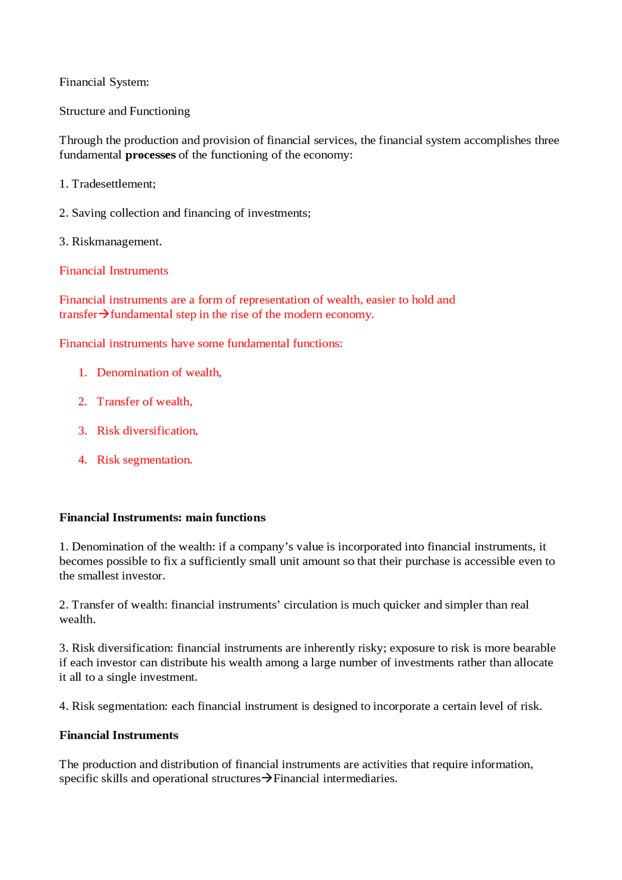 Financial Intermediaries Intermediari Finanziari Docsity
