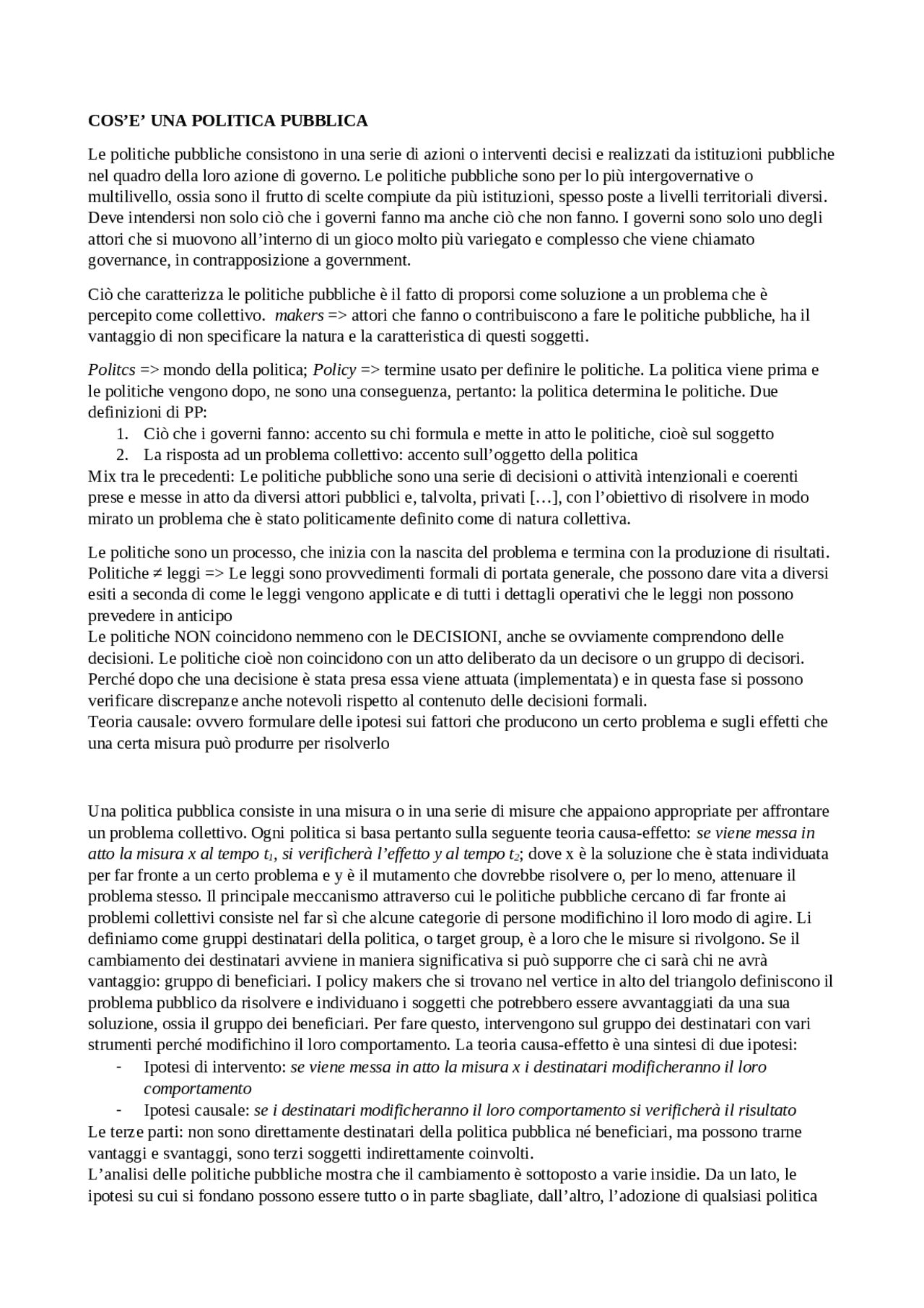 Slide Analisi Delle Pp Docsity