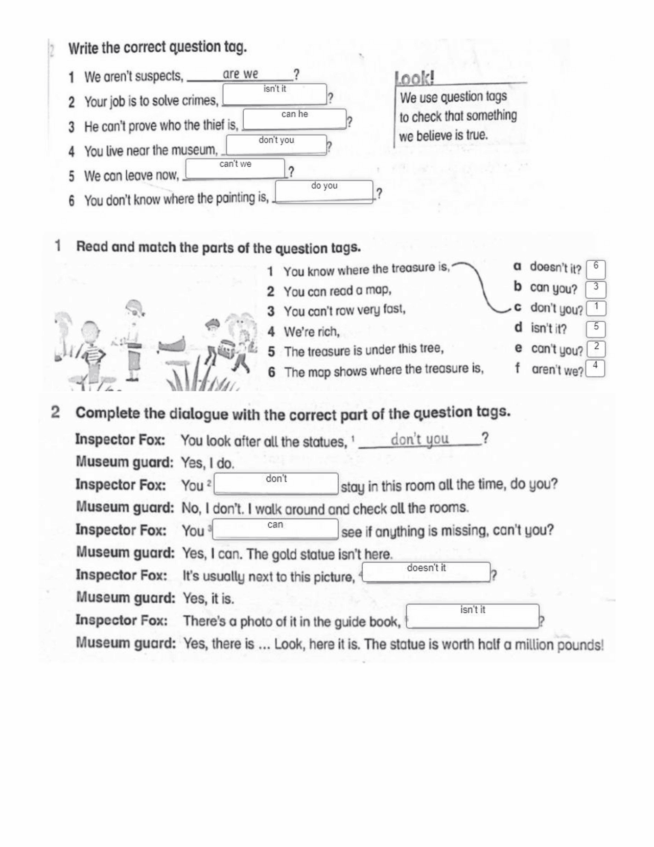 Grade 5 - Tag QUestions - Docsity