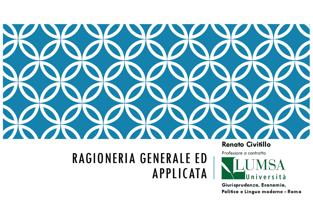 Modulo 2 Ragioneria Generale Ed Applicata Docsity