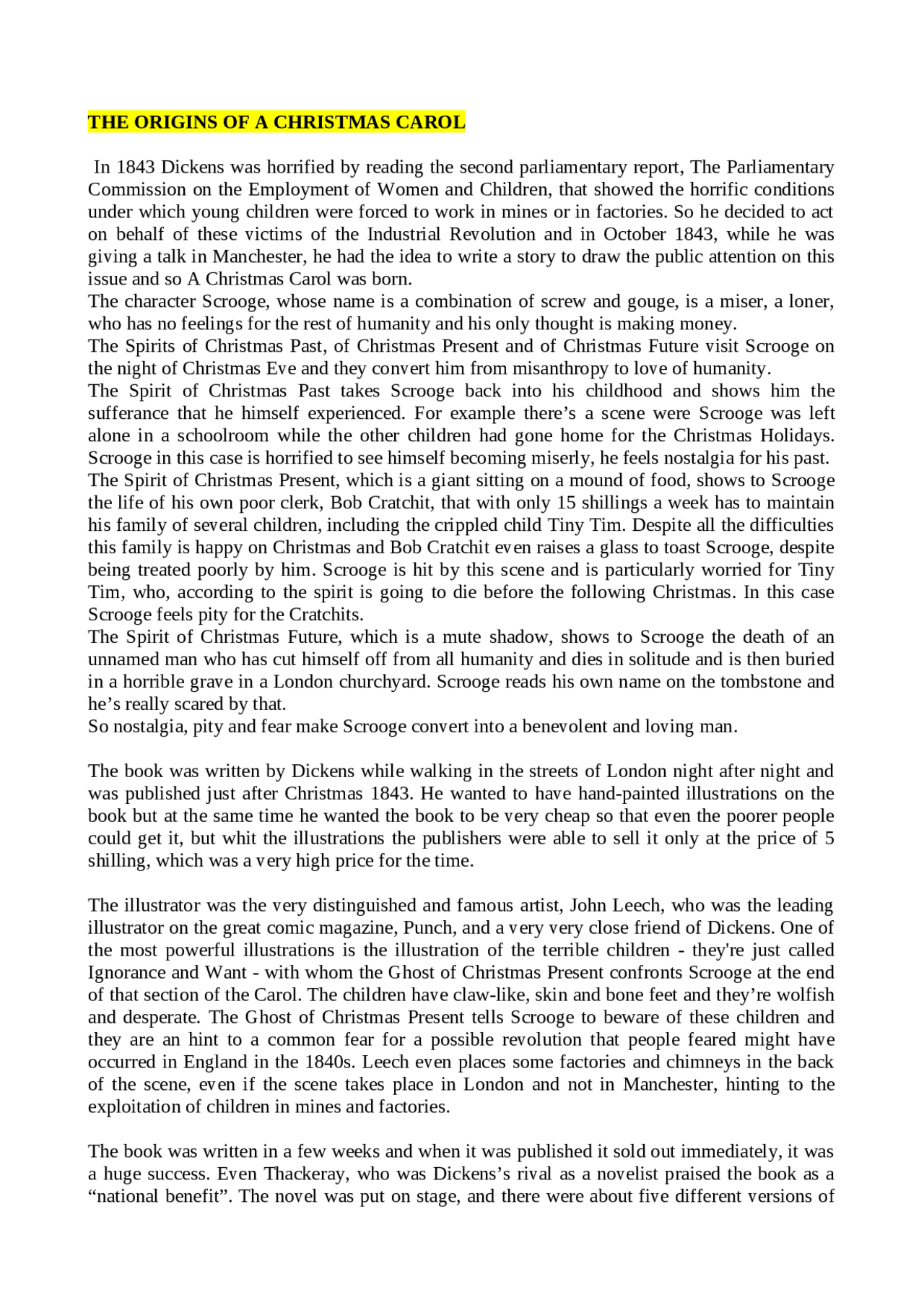 The Origins Of The Christmas Carol Docsity the-origins-of-the-christmas-carol-docsity