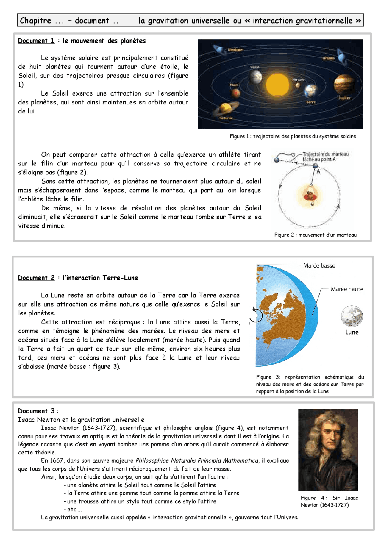 Physique Chimie Exercice Exercices Physique Docsity