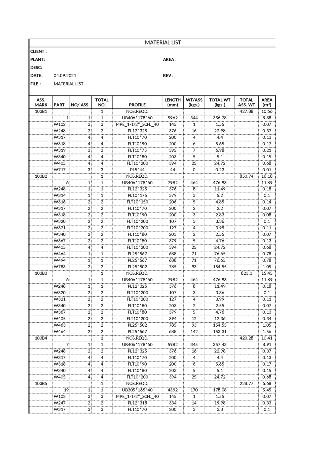Calculation For Design Docsity