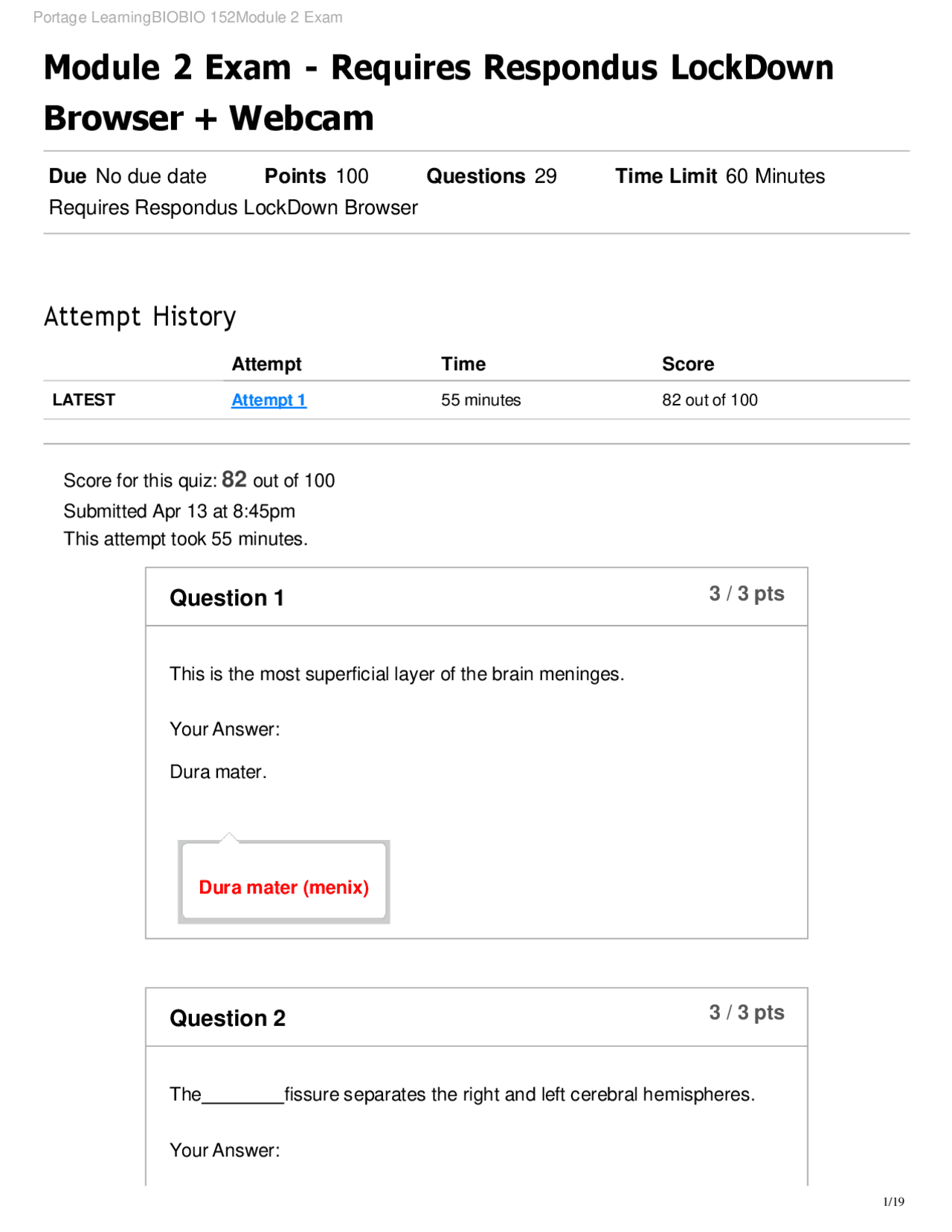 Portage Learning / BIO 152 / Module 2 Exam Latest - Docsity Portage Learning / BIO 152 / Module 2 Exam Latest - Docsity