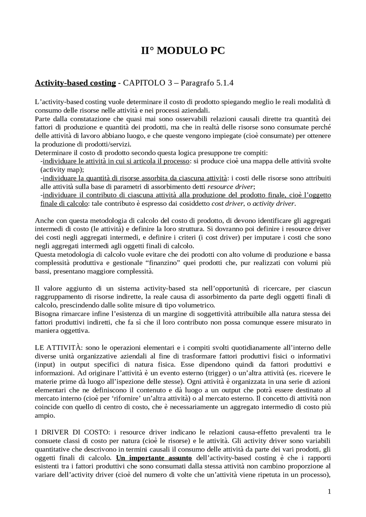 Riassunto Del Libro Per Il Secondo Modulo Del Corso Docsity