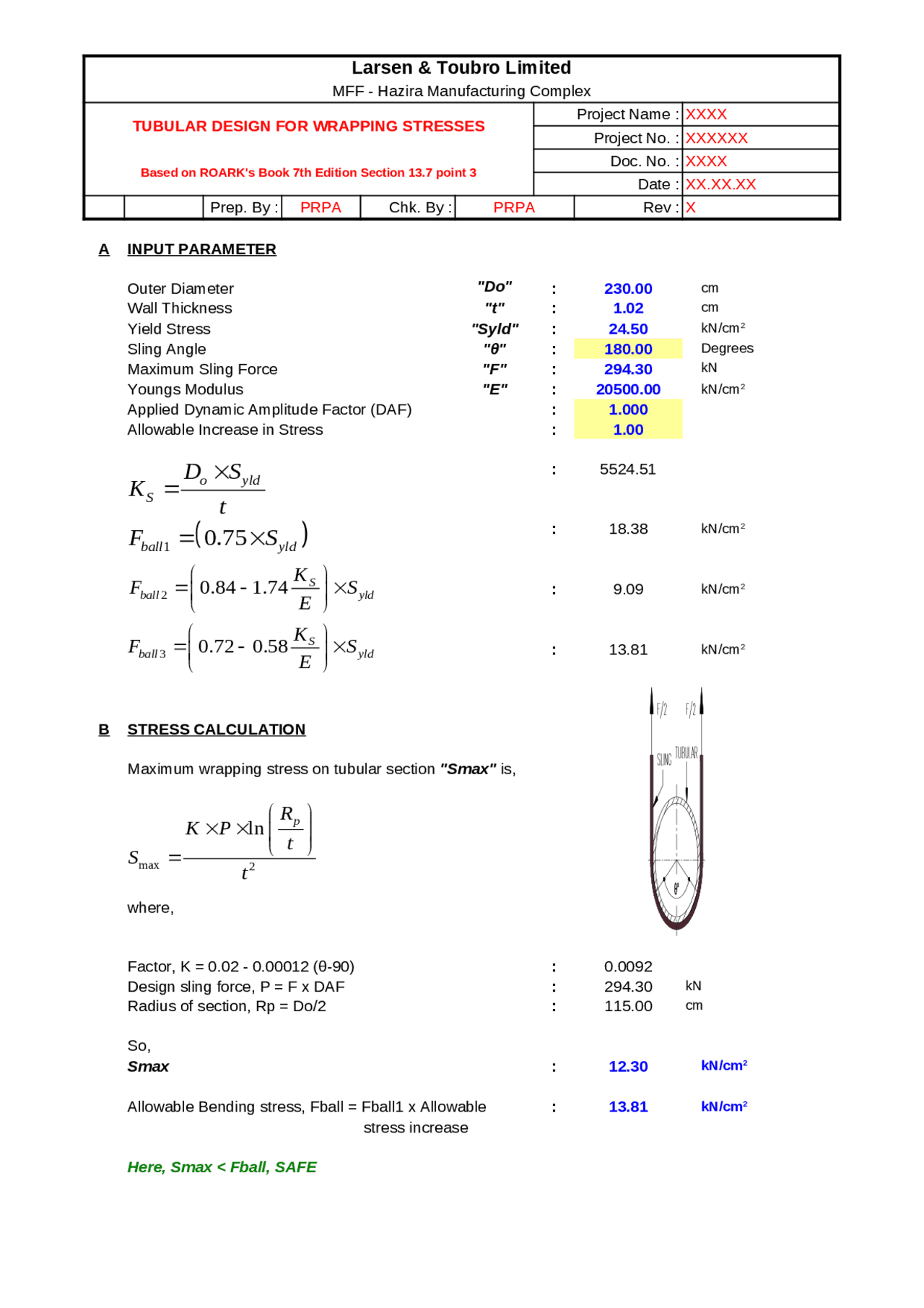 Calculation For Design Docsity
