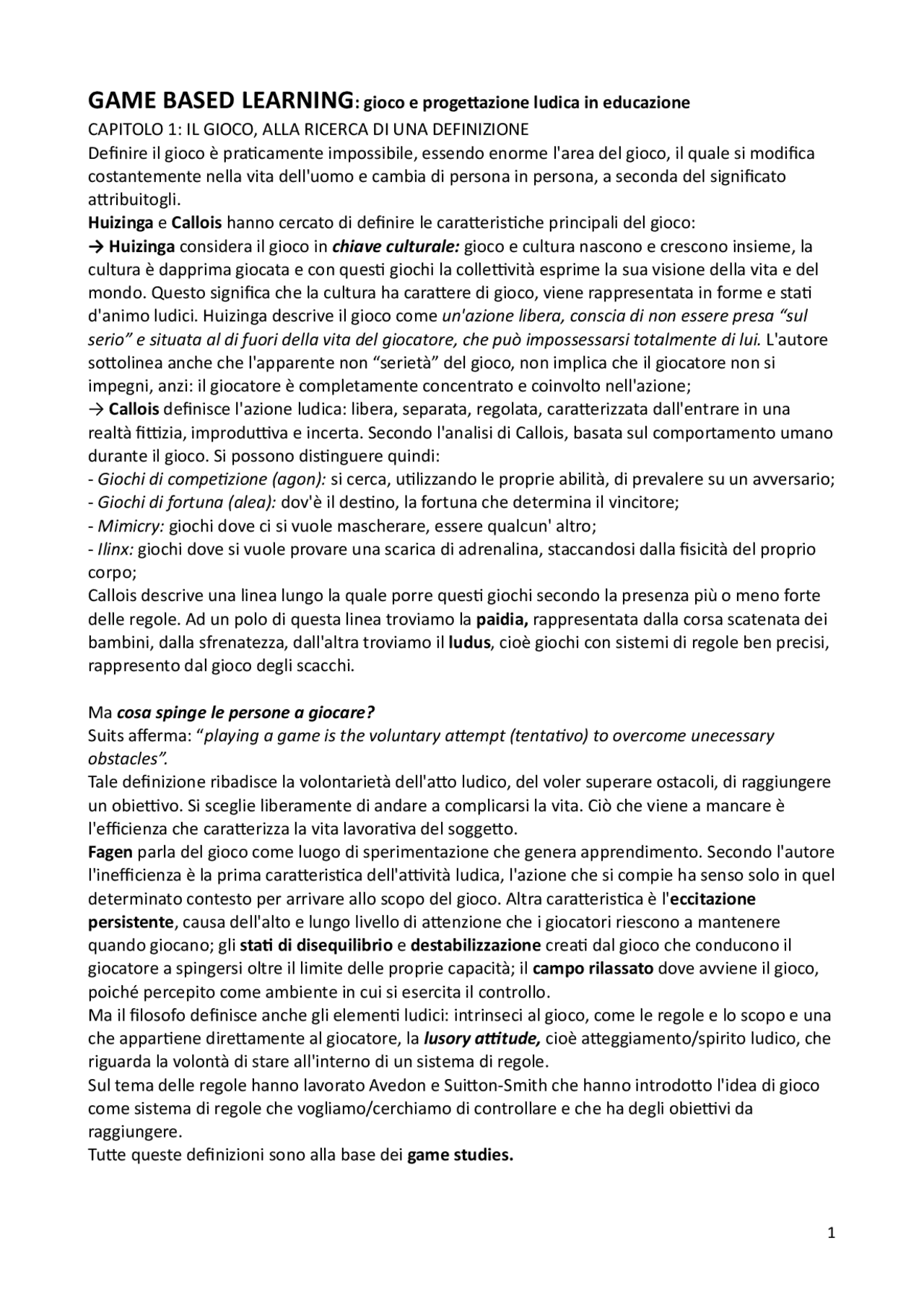 Game Based Learning Didattica Del Gioco Appunti Di Didattica