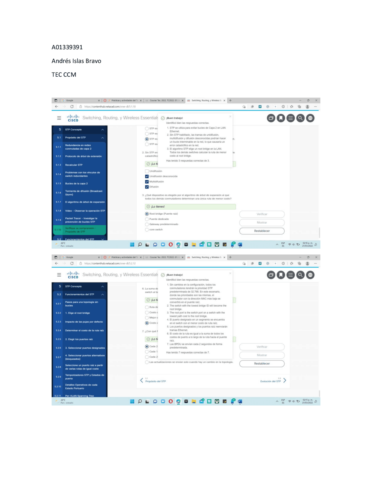 Cisco Cap 5 From Netacad Docsity