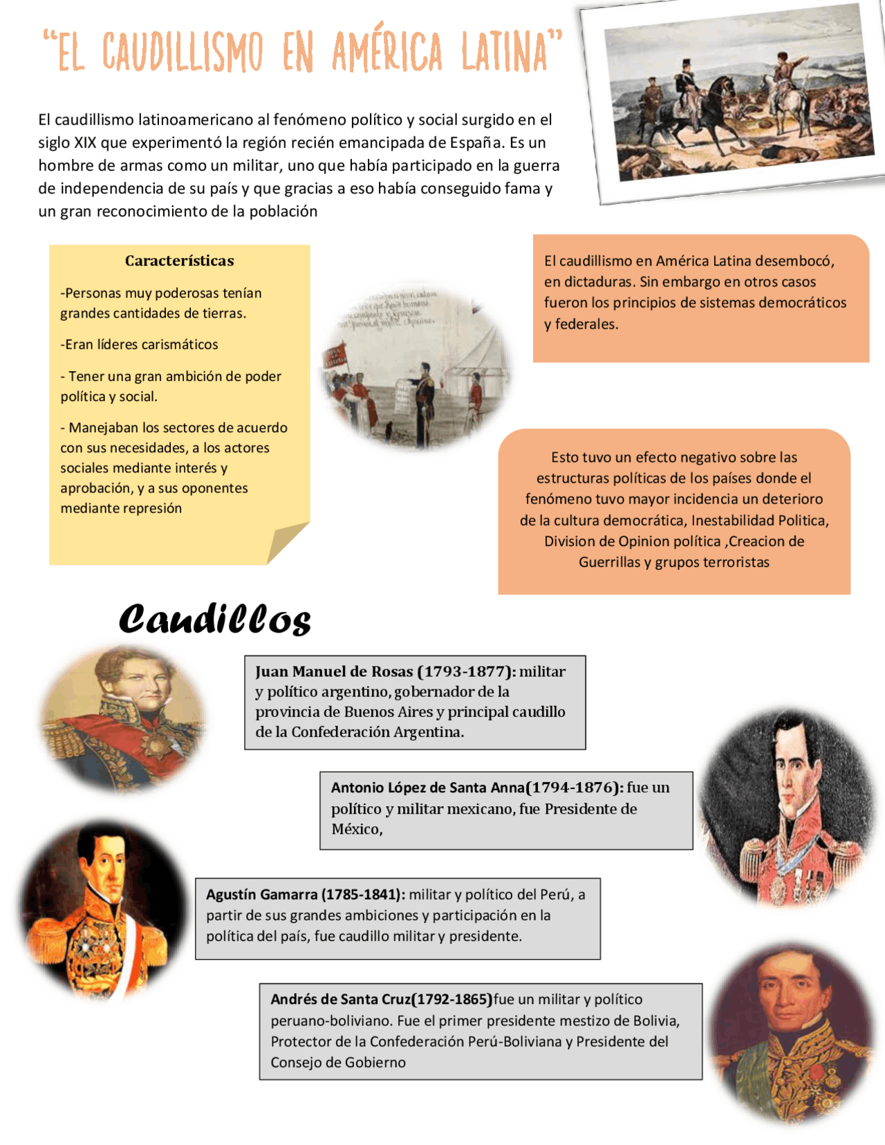 Caudillismo en America Latina - Docsity