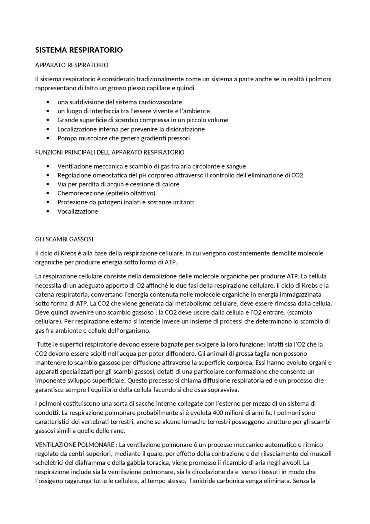Sistema Respiratorio Docsity