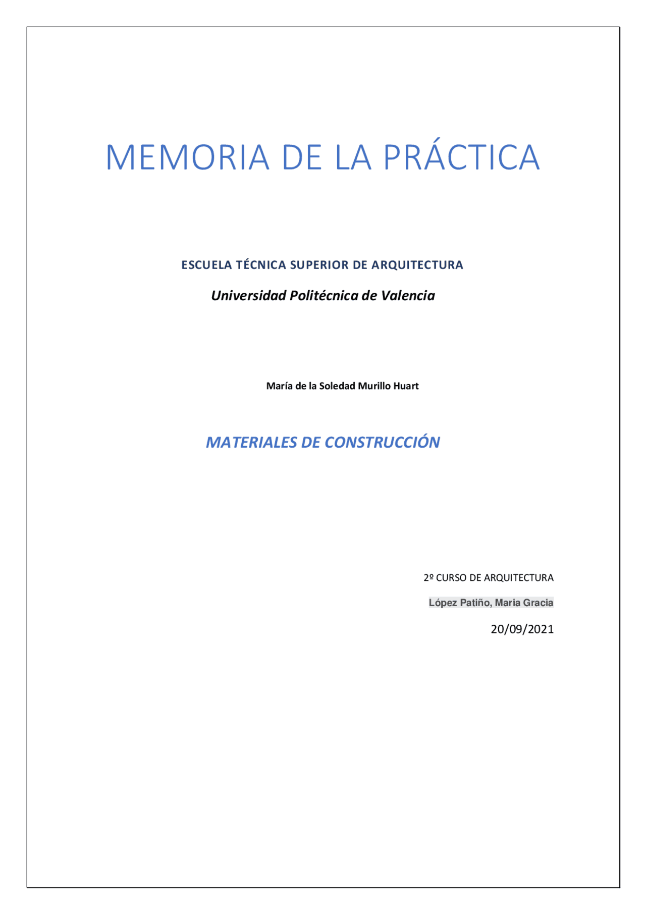 Materiales De Construcción Docsity