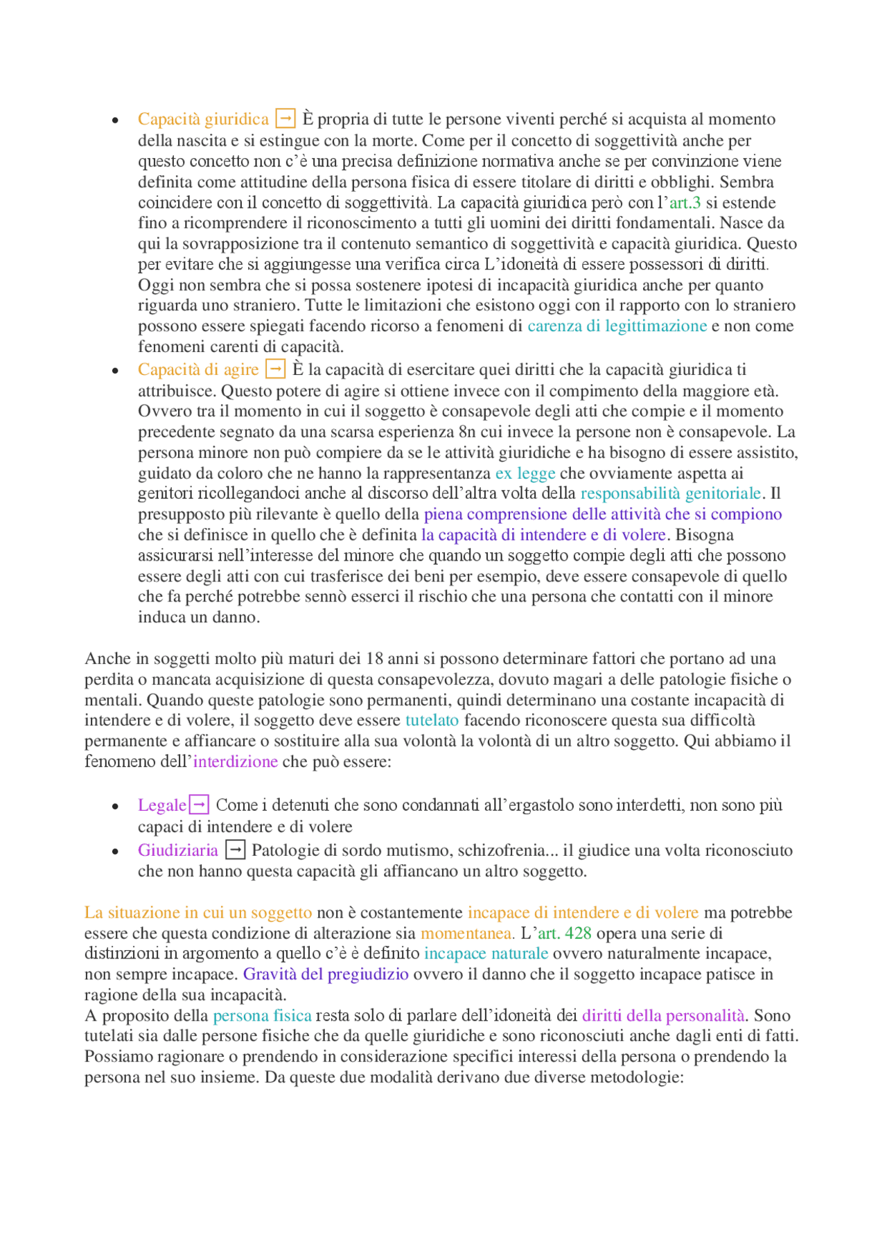 Appunti Prof Criscuolo Appunti Di Diritto Privato Docsity
