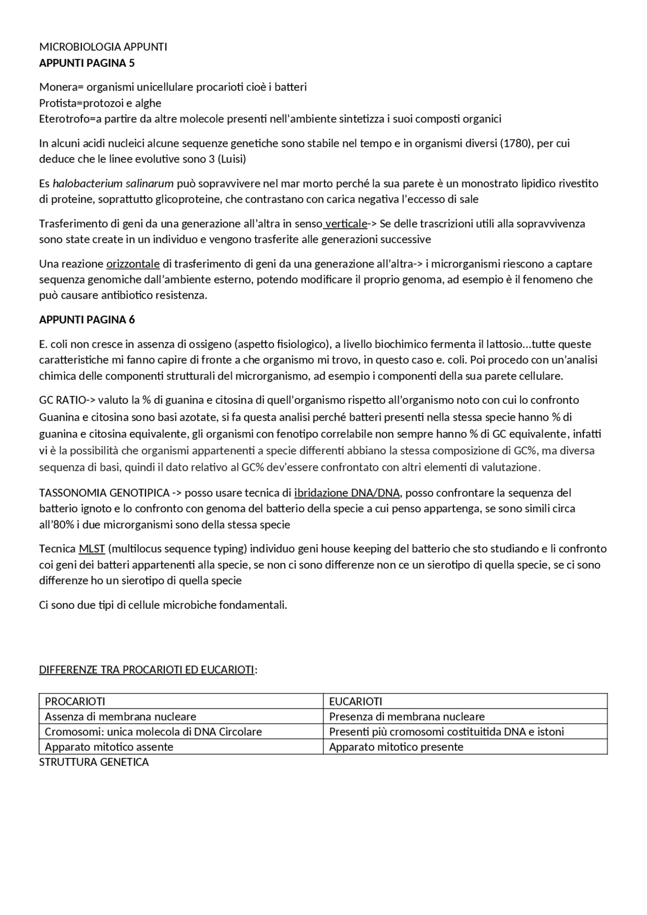 Appunti Da Integrare Con Le Slides Docsity