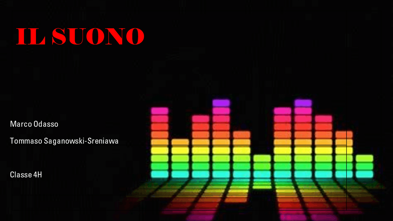 Il suono, formule e teoria - Docsity