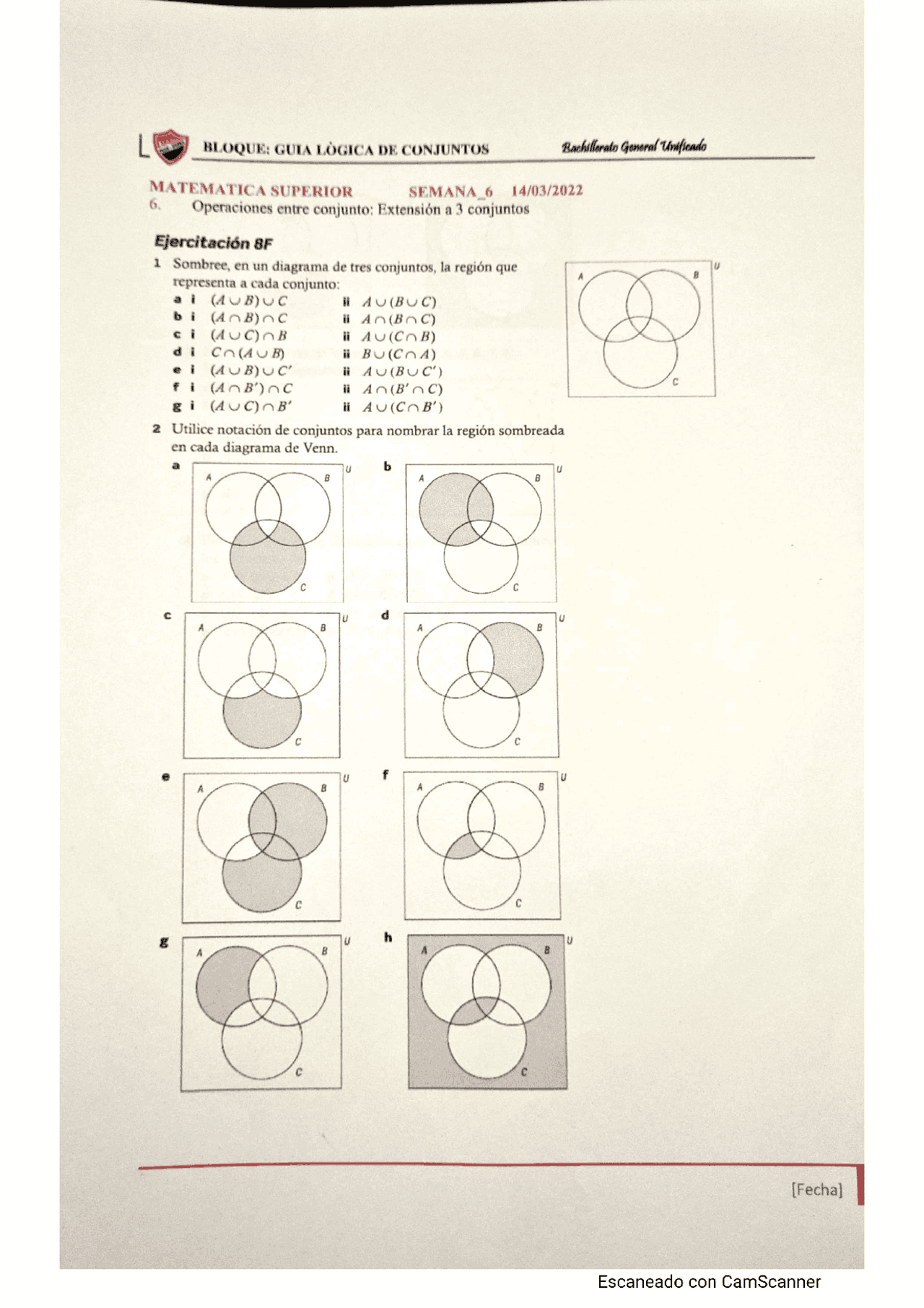 Las operaciones lógicas son expresiones matemáticas cuyo resultado es ...