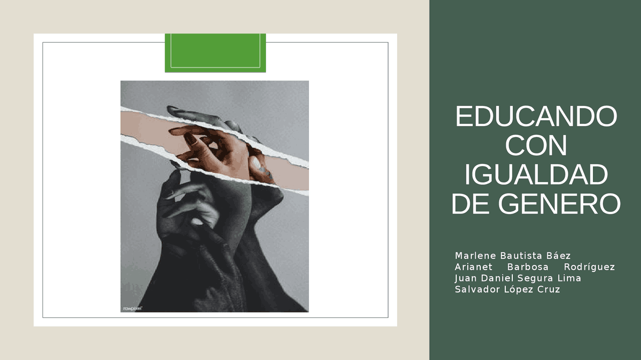 Igualdad de genero :) | Lectures de Psicologia | Docsity