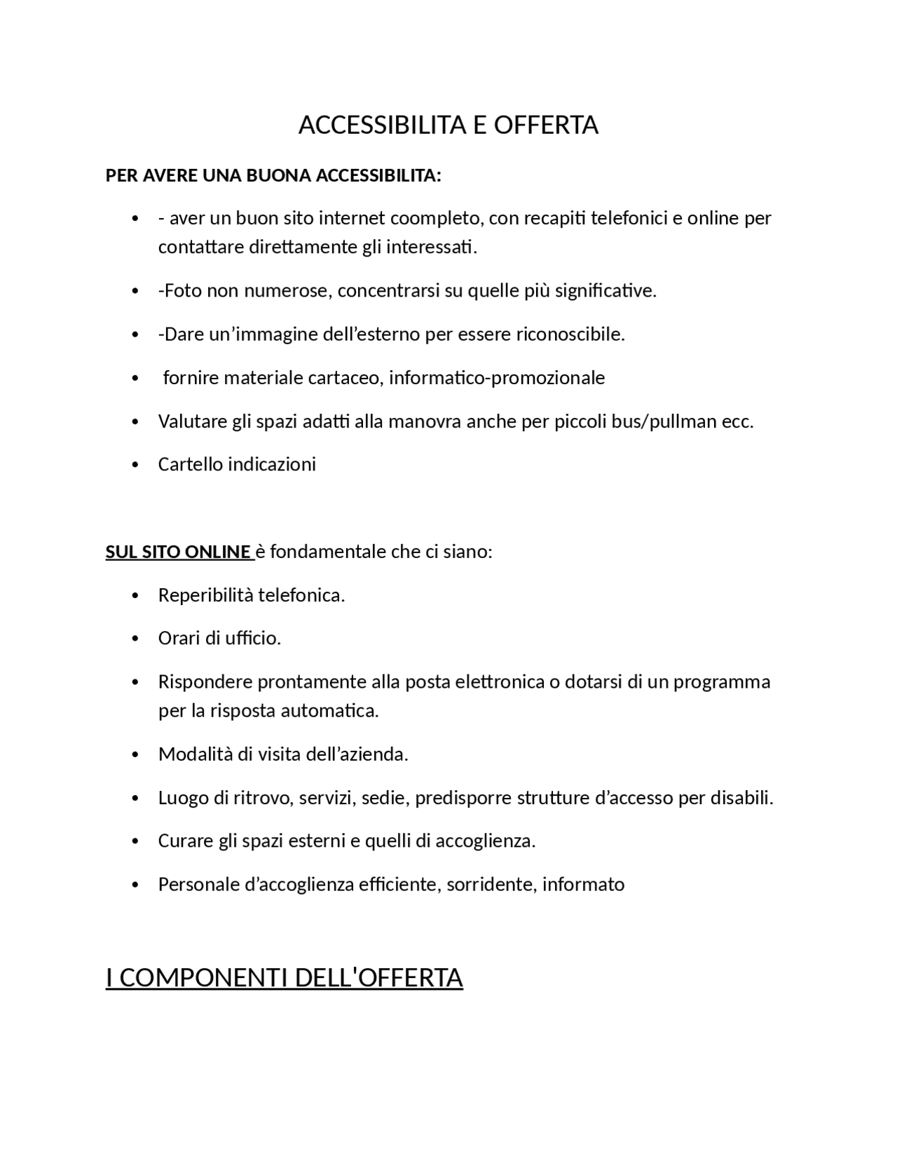 Continuo Slide Turismo Sostenibile Docsity