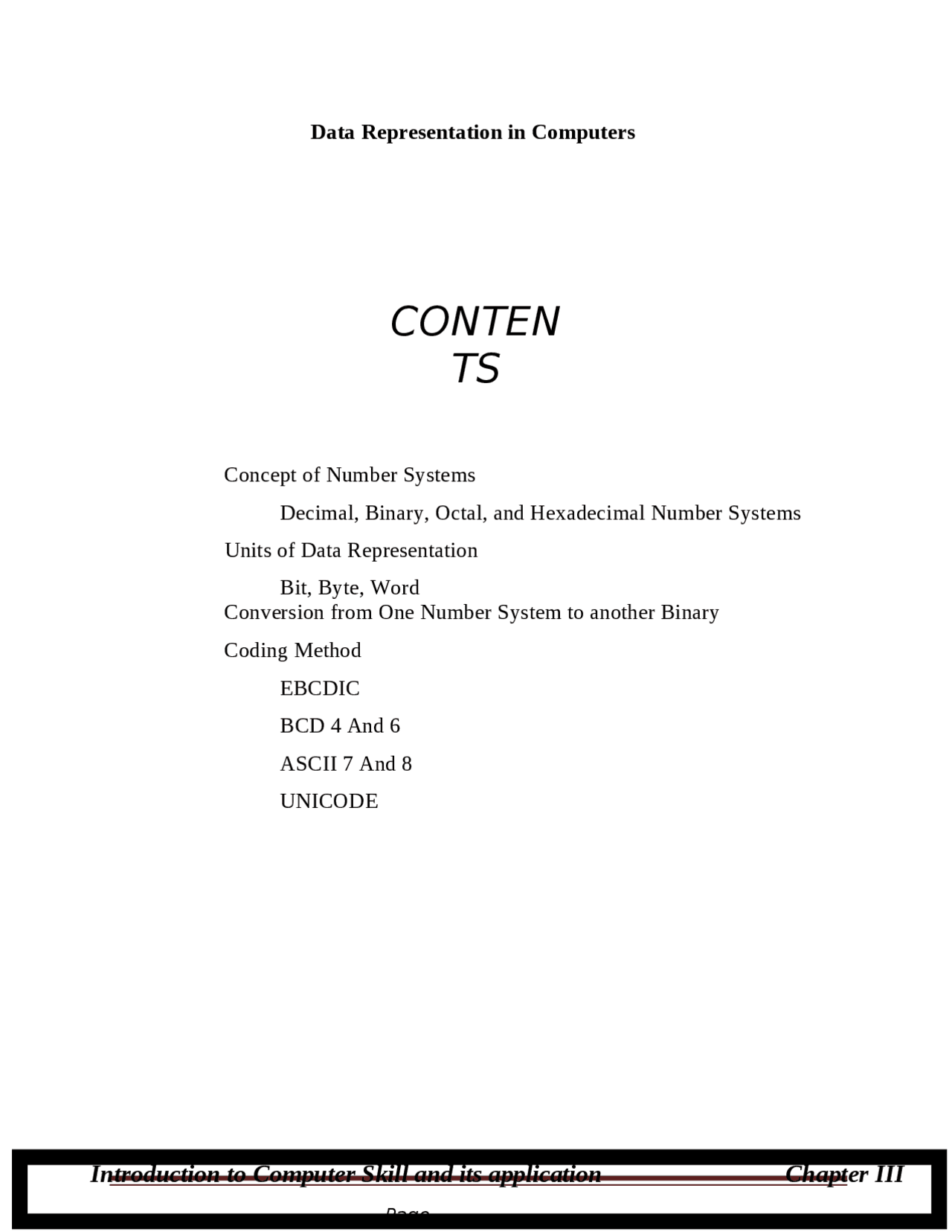 Computer Skills And It Applications Docsity