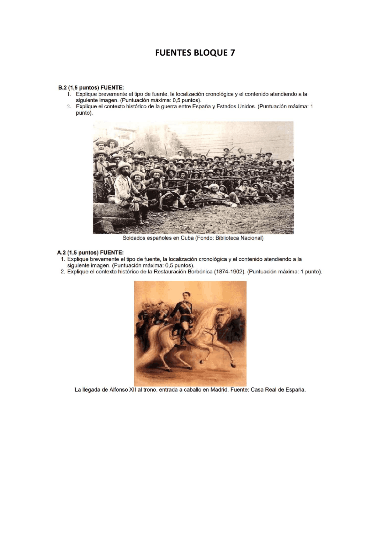 FUENTES BLOQUE 7 EVAU - Docsity