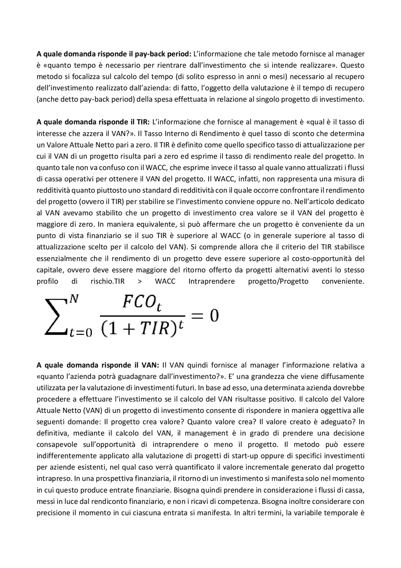 Programmazione E Controllo Domande Aperte Magistrale Ecampus Docsity