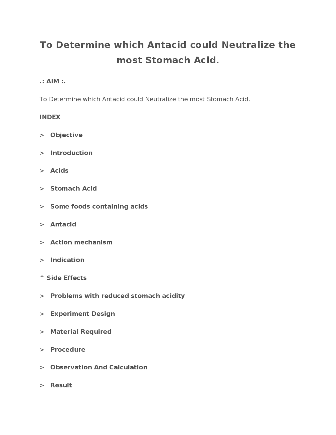 Chemistry Short Summaries Docsity