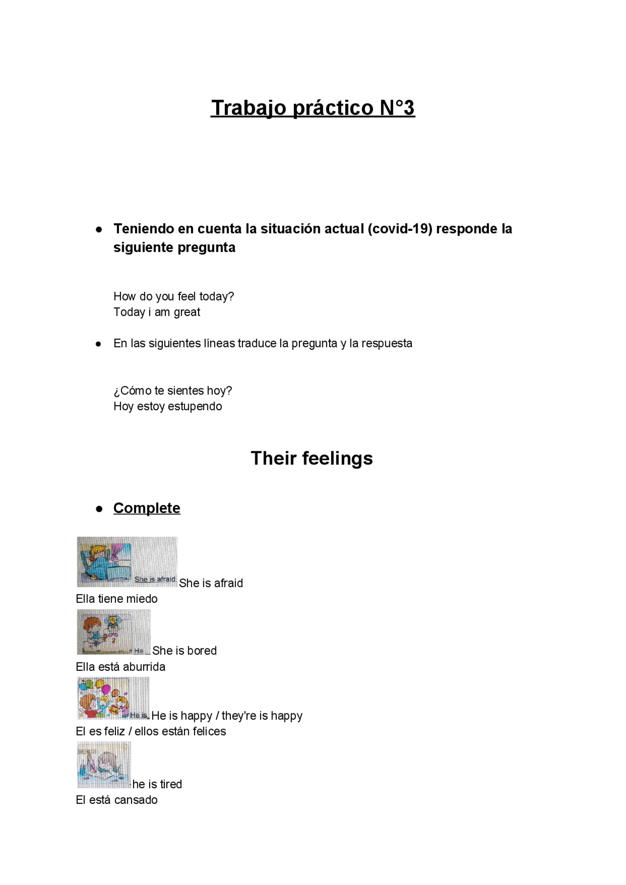 Ingles trabajo practico - Docsity