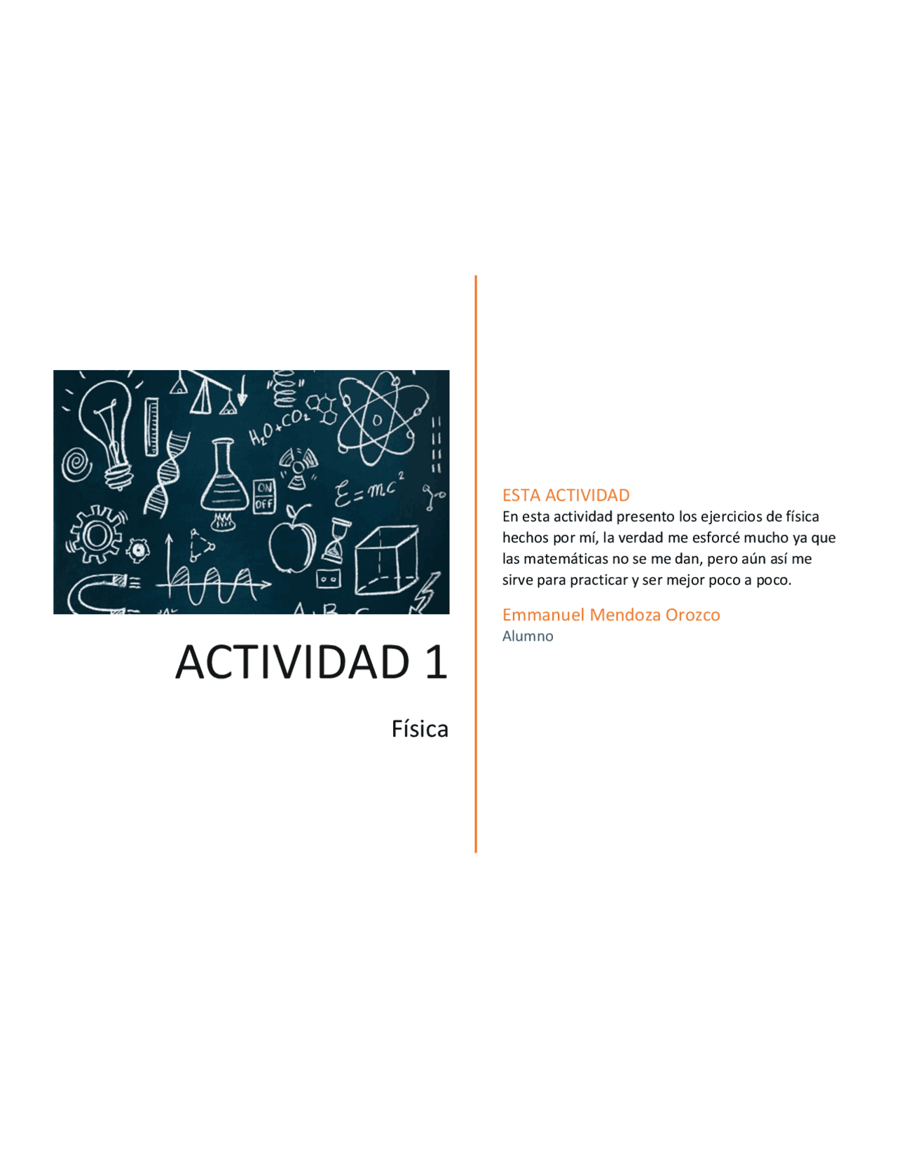 Tareas uvm fisica actividades - Docsity
