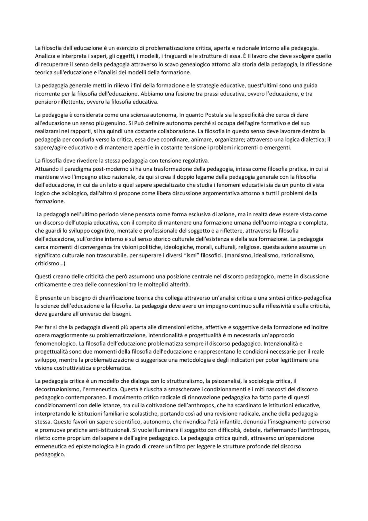 Libro Elementi Di Filosofia Delleducazione Docsity