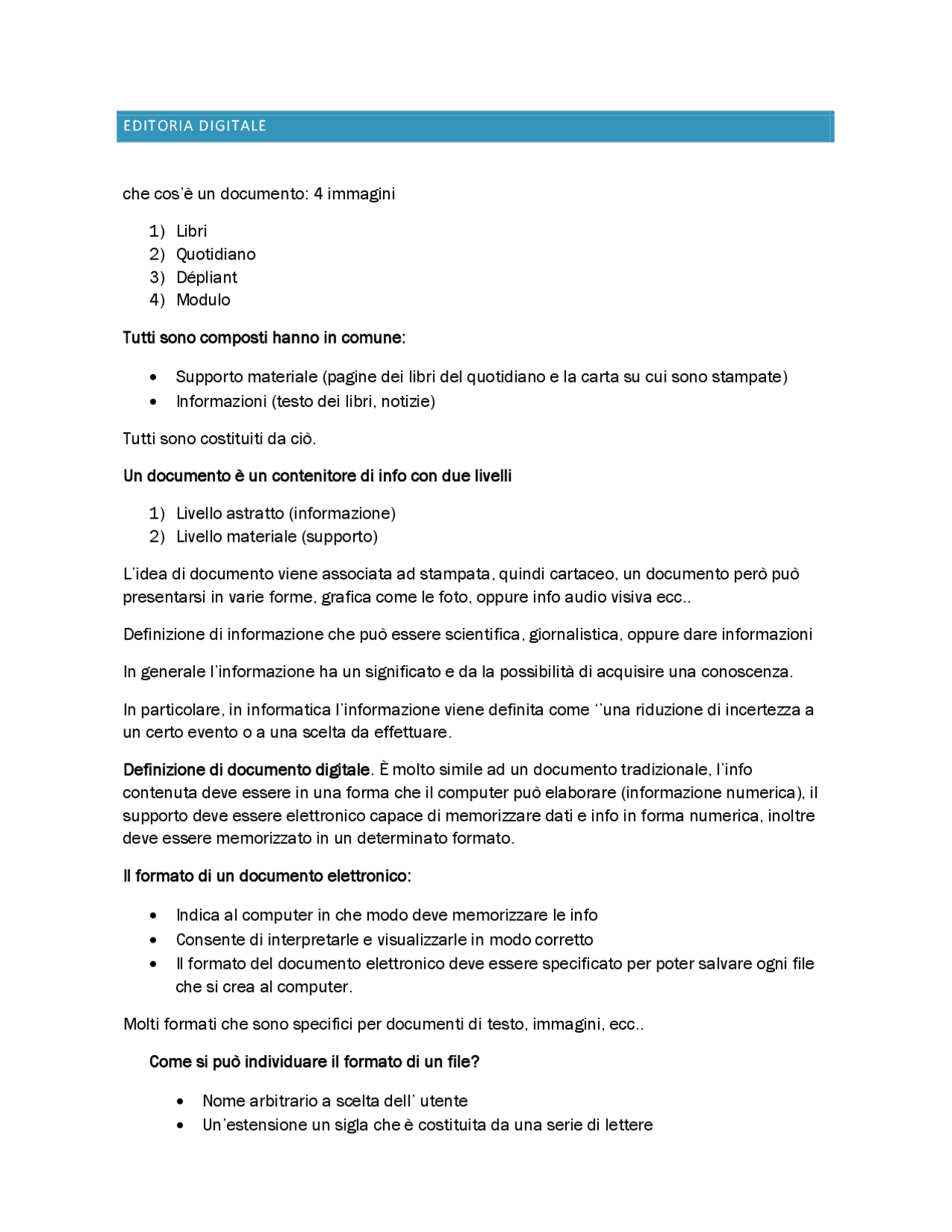 Editoria Digitale Esame Di Abilità Informatiche Da 3 Cfu Slide Di