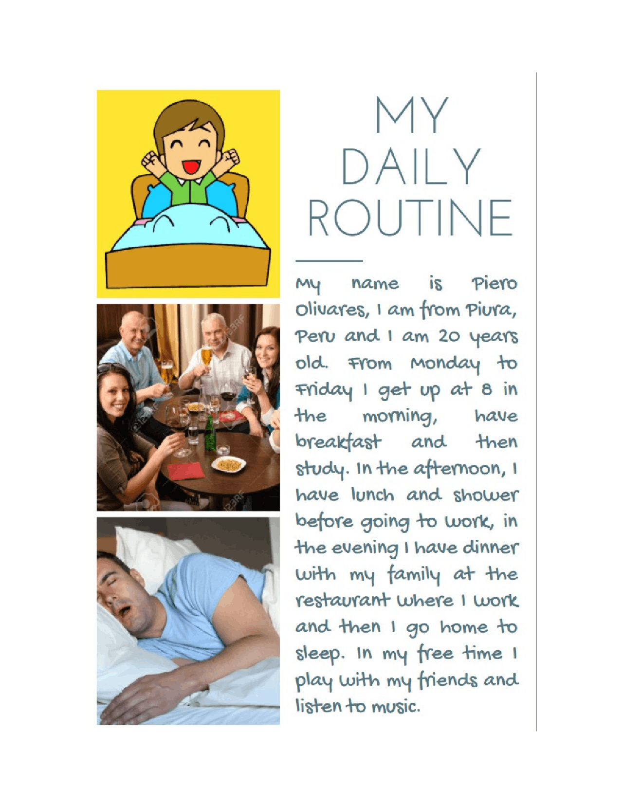 Daily Routine Ingles 2 Utp Resúmenes De Idioma Inglés Docsity