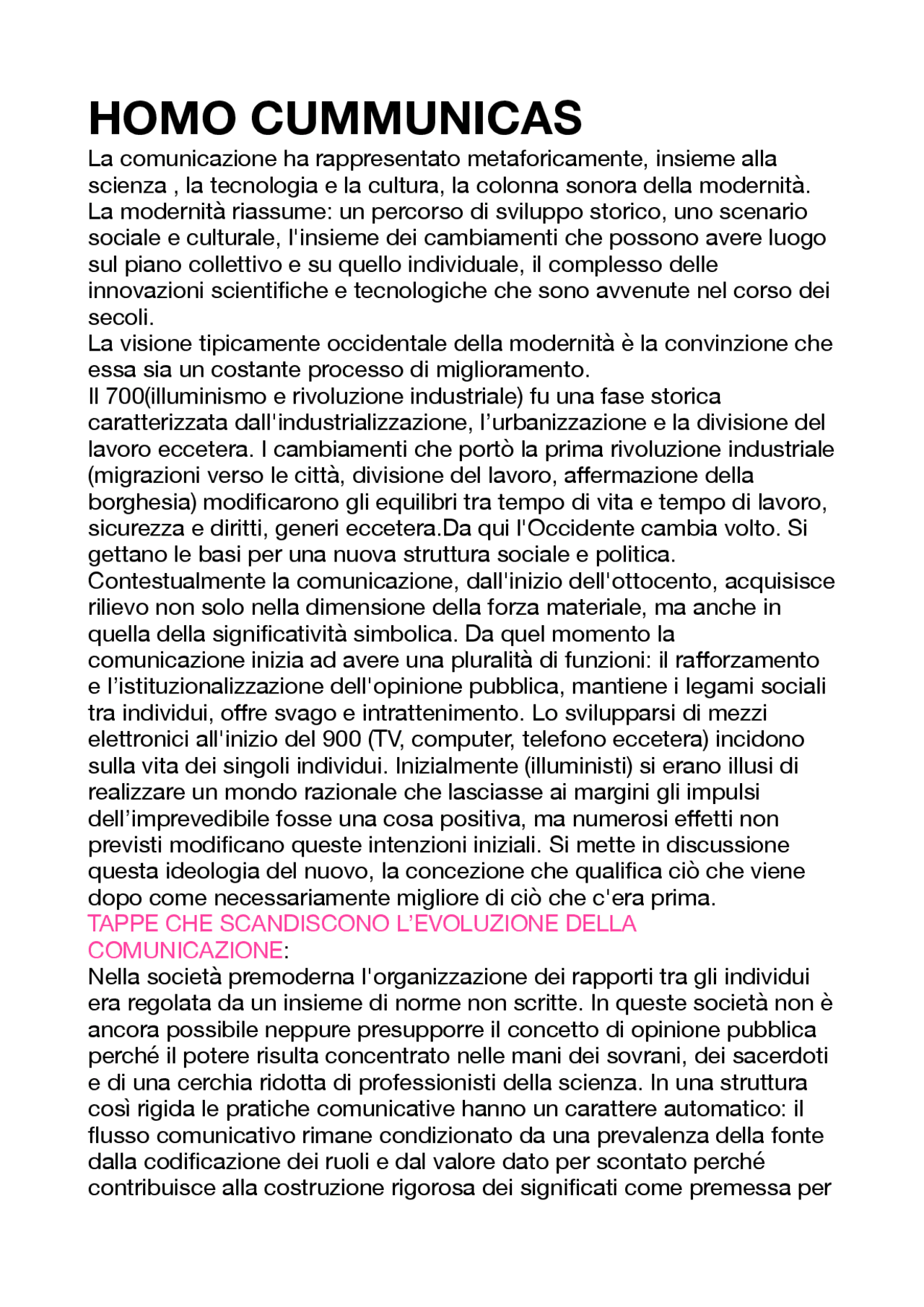 Riassunto Libro Per Esami Marco Bruno Docsity