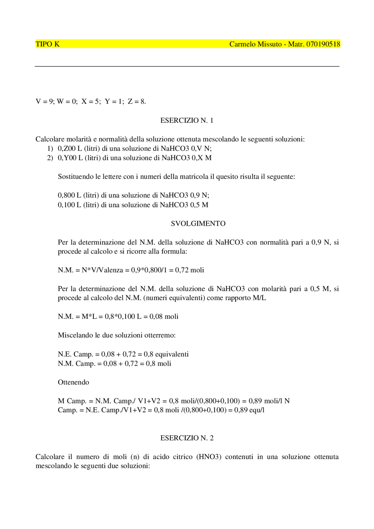 Ingegneria Ambientale Docsity