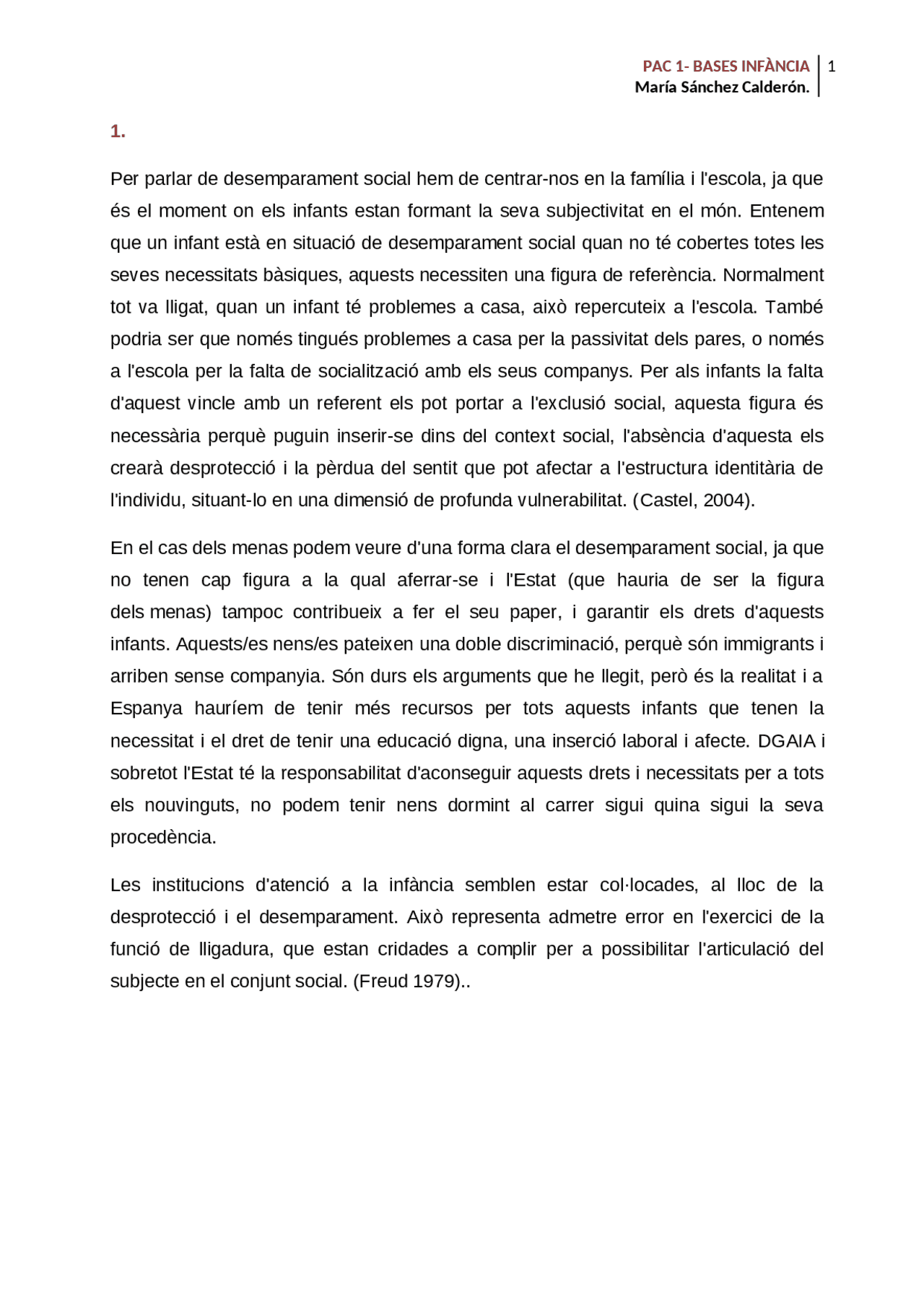Bases Infància Pac 1 Docsity