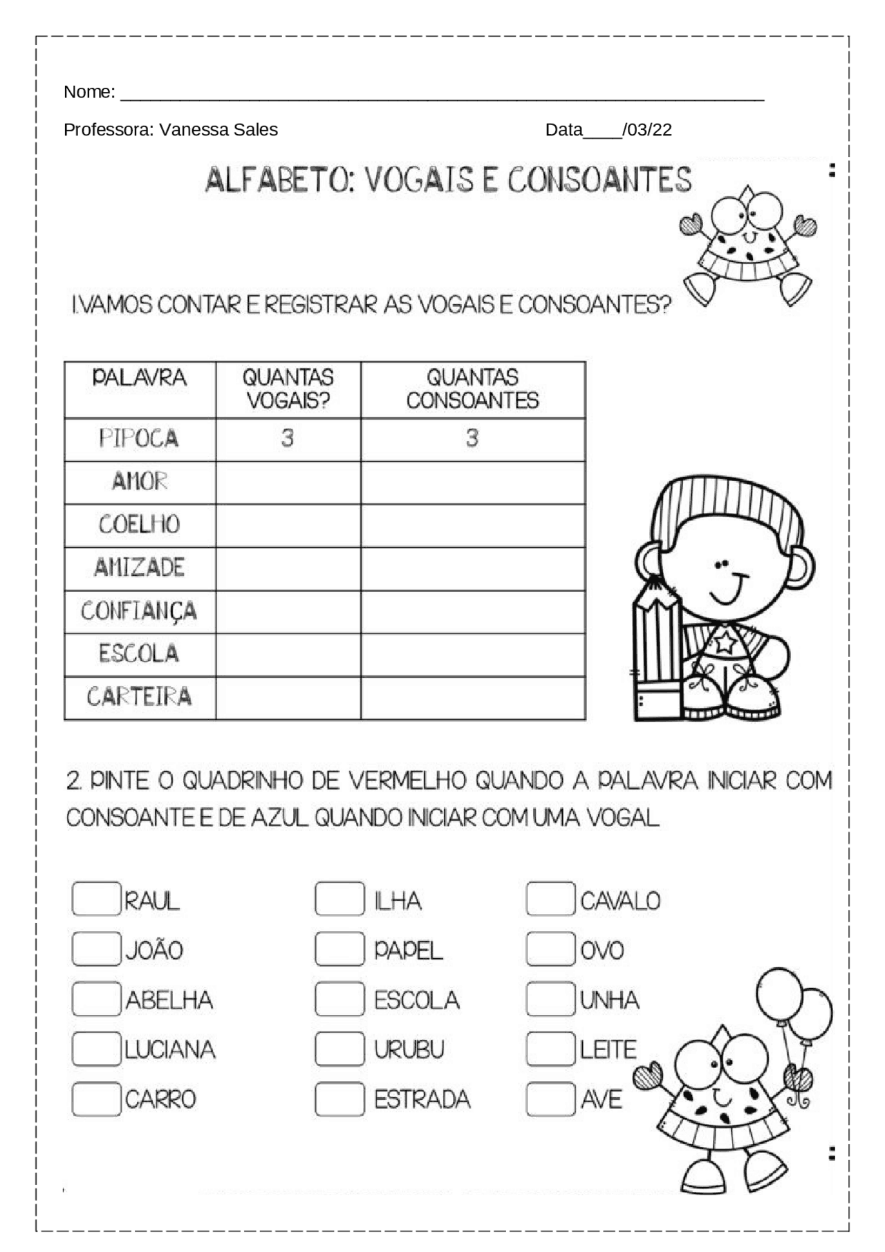 Quantas Vogais Há Na Palavra Pesqueiro - RETOEDU