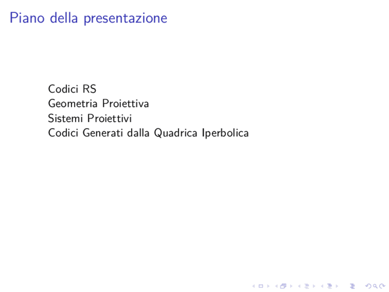 Riassunto Codici Rs Docsity