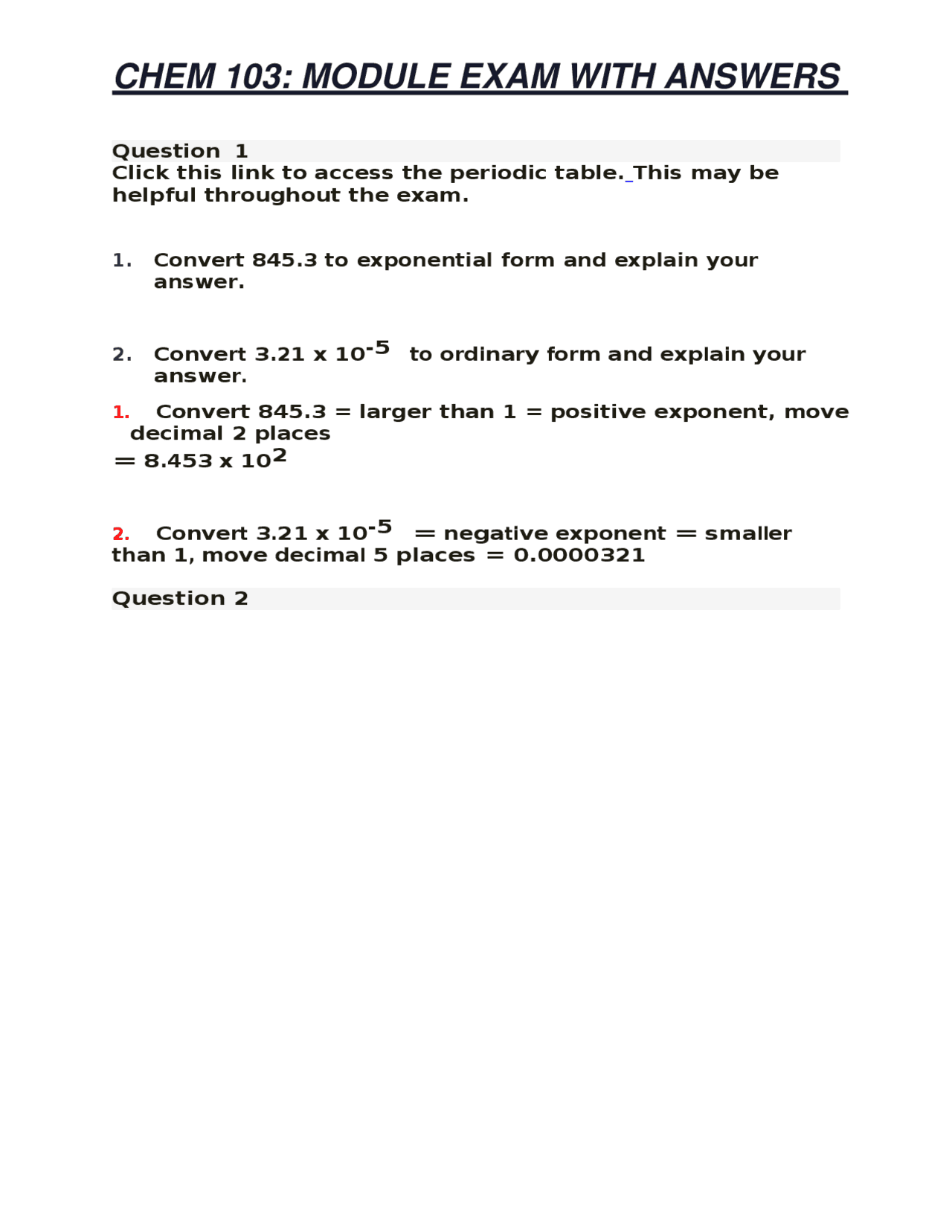 Chem_103_Module_1_to_6_Exam_answers_Portage_learning. - Docsity