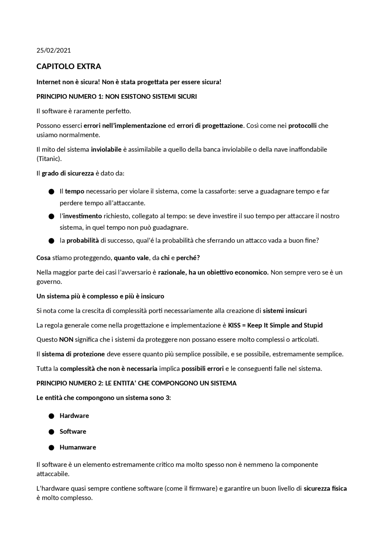 Concetti Di Sicurezza Informatica Docsity