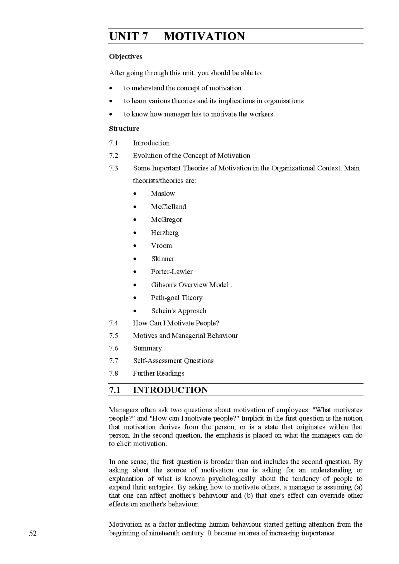 Motivation And Evaluation The Concepts Of Motivation Docsity