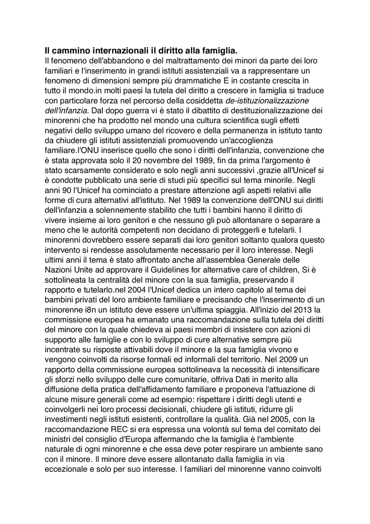 Gli As Non Rubano I Bambini Docsity