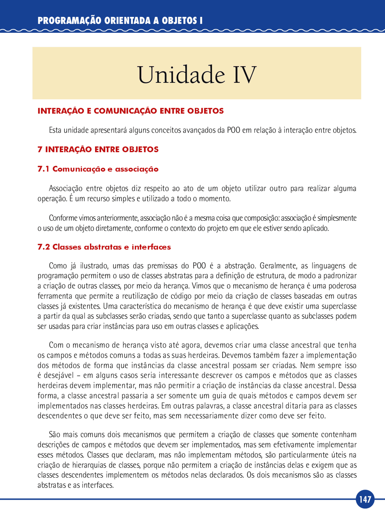 Livro Texto ProgramaÇÃo Orientada A Objetos 4 Docsity