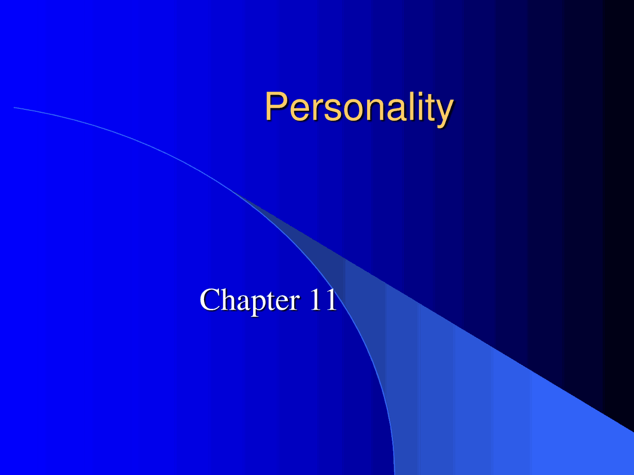 Theory Of Personality Lecture Slides Docsity