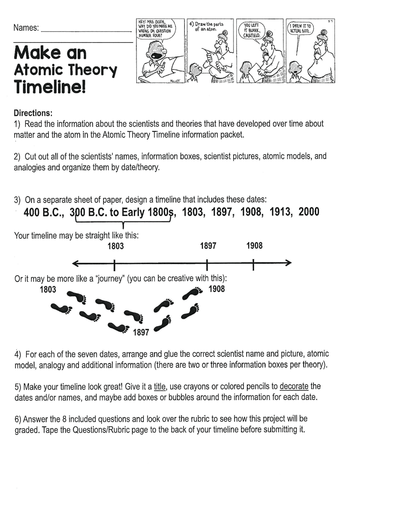 Atomic Theory Timeline Questions And Rubric Docsity atomic-theory-timeline-questions-and-rubric-docsity